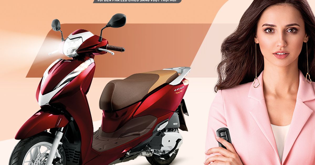 Honda Lead 125cc thêm bản có đèn Led, giá từ 38 triệu đồng